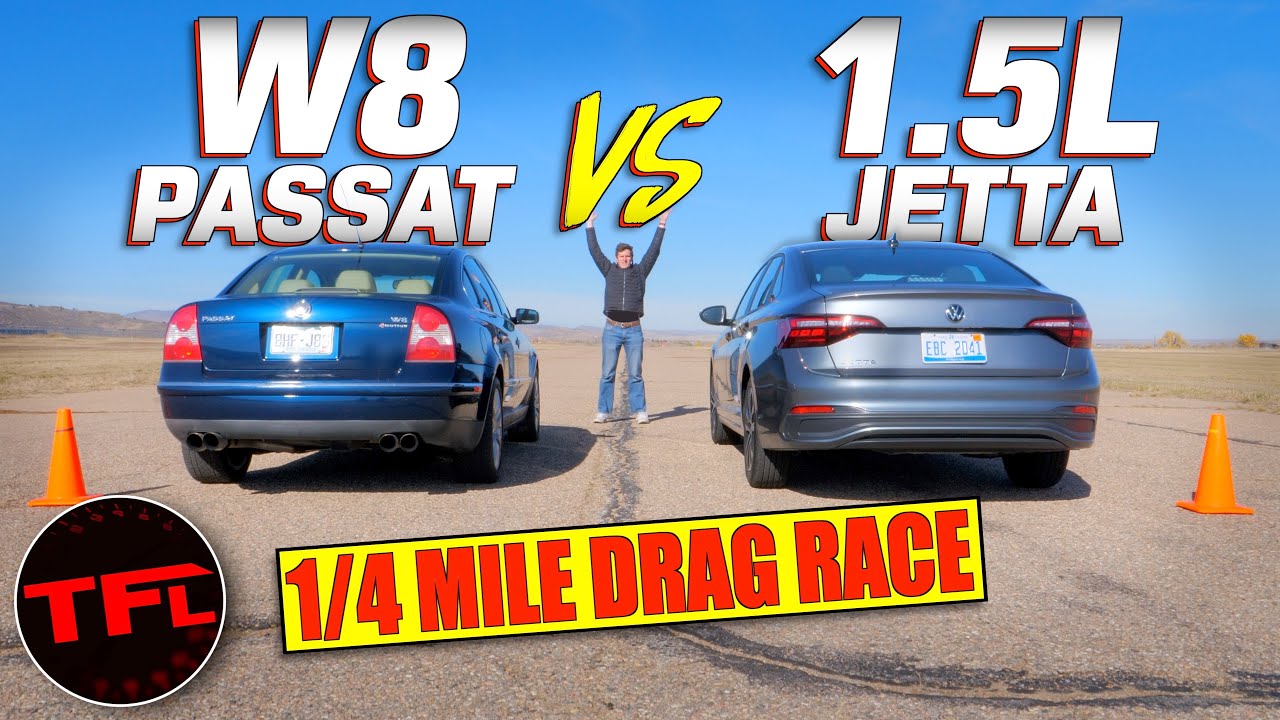 Listen To The Glorious Sounds Of A Volkswagen Passat W8 As It Races A ...